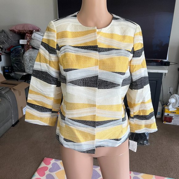Kasper | Jackets & Coats | Kasper Blazer Yellow 4p | Poshmark